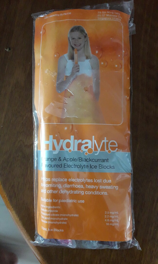 Hydralyte Blackcurrant Electrolyte Ice Block, Babies & Kids, Nursing ...