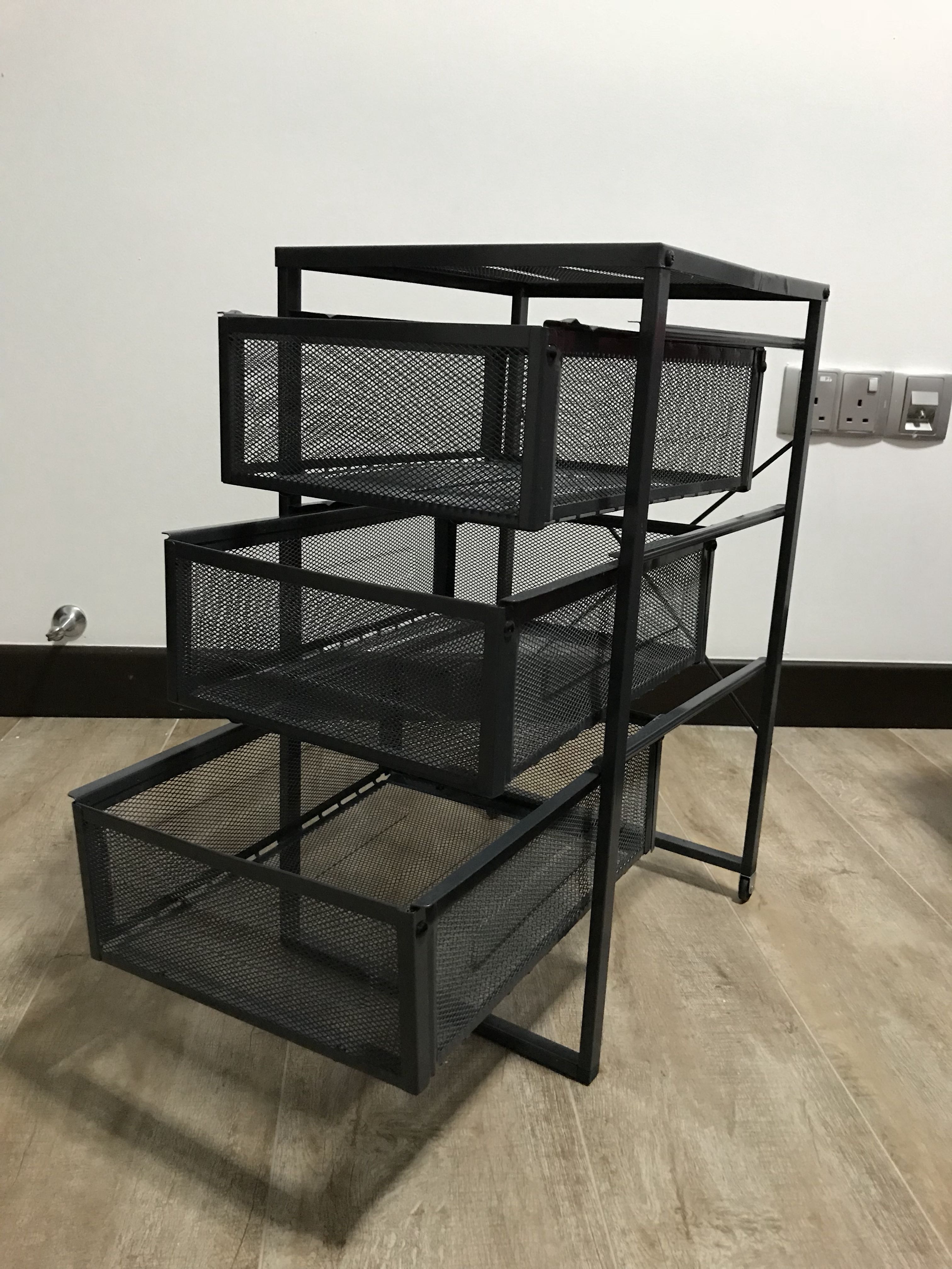 IKEA Lennart drawer unit with canisters drawers organizer, Furniture ...