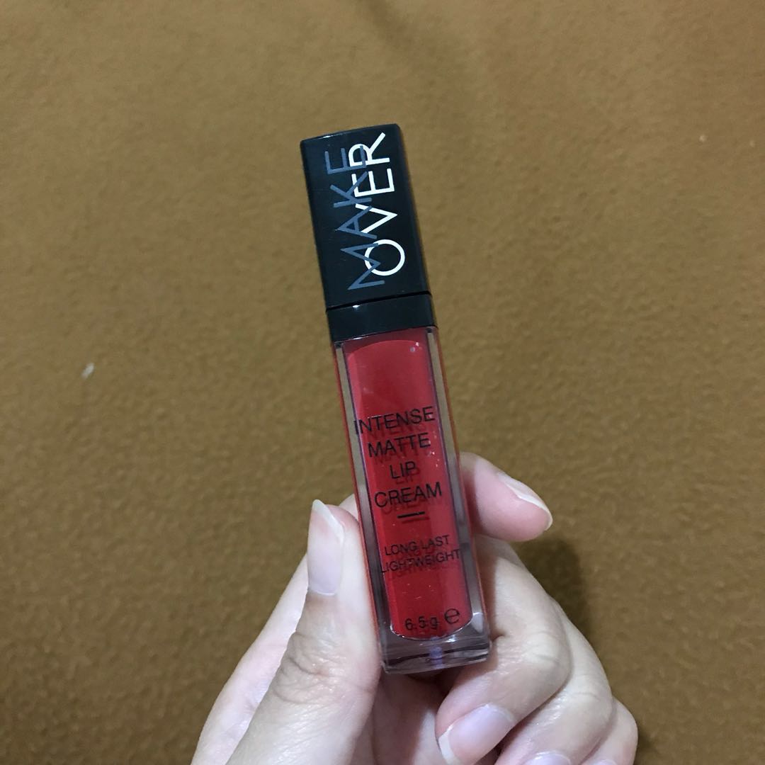 Make Over Intense Matte Lip Cream, Kesehatan & Kecantikan, Rias Wajah ...