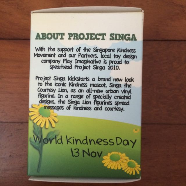 New! Singa World Kindness Day Toy Collectible, Hobbies & Toys ...