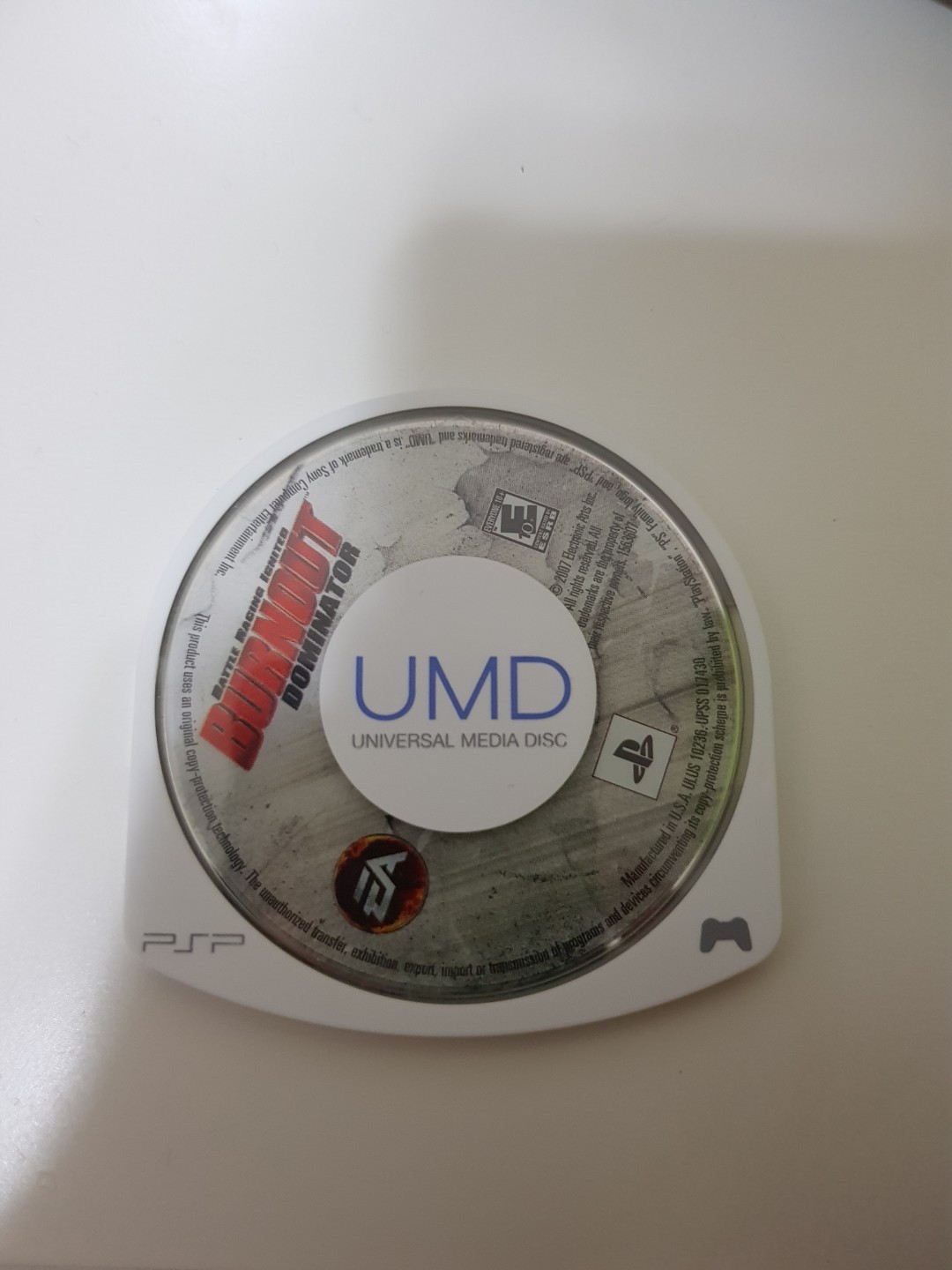 [PSP UMD] Burnout Dominator, Video Gaming, Video Games, PlayStation on ...