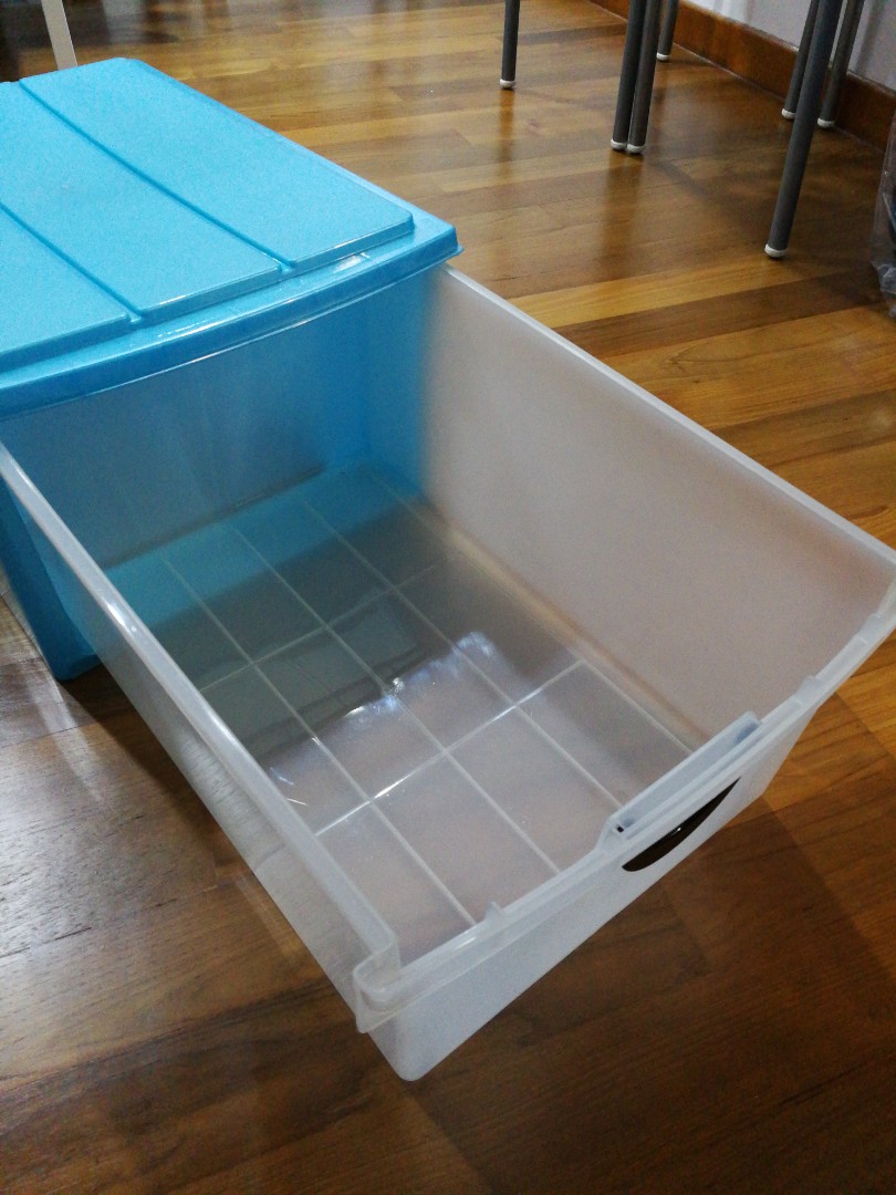 Toyogo plastic storage boxes, Furniture & Home Living, Home Improvement ...