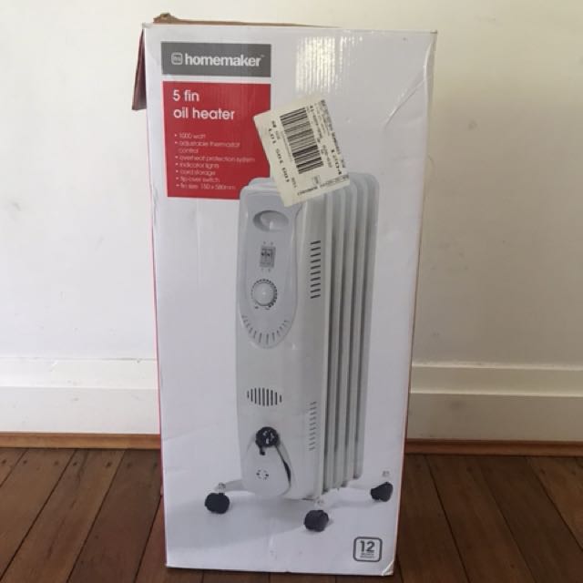 5 Fin Oil Heater from Kmart