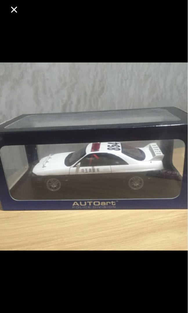 Autoart Police Division (Nissan Skyline GT-R (R33) Japanese Police Car ...