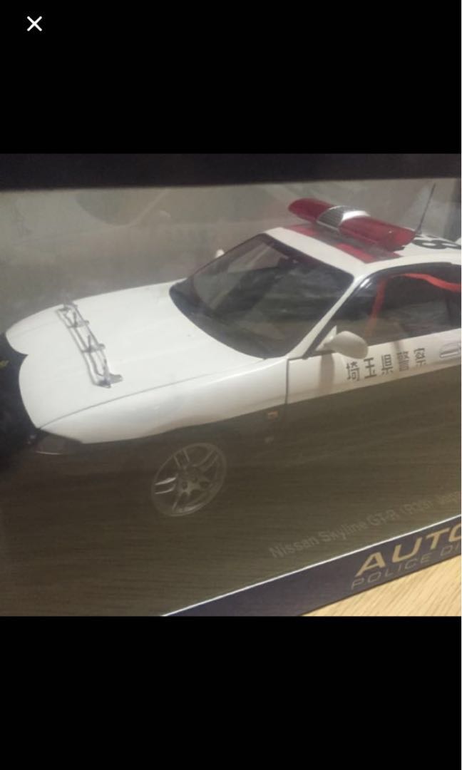 Autoart Police Division (Nissan Skyline GT-R (R33) Japanese Police Car ...