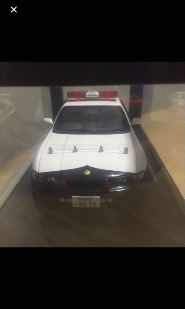 Autoart Police Division (Nissan Skyline GT-R (R33) Japanese Police Car ...