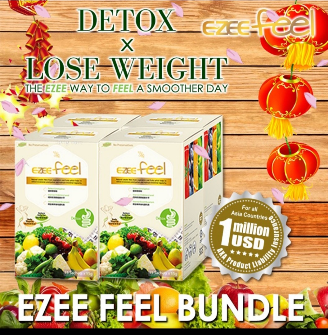 EZEE Feel slimming detox natural fiber drink weight lose, Health ...