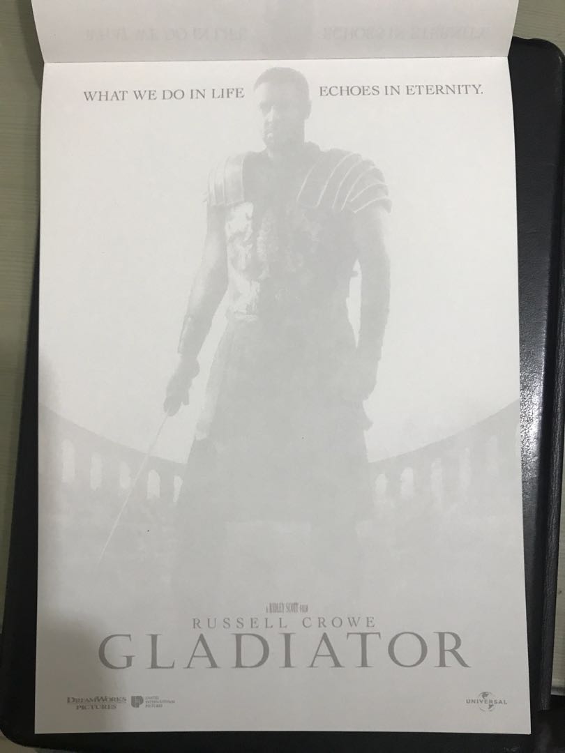 Gladiator movie theme notebook, Hobbies & Toys, Stationery & Craft ...