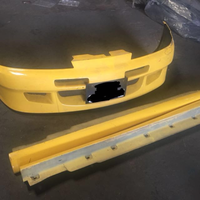 Honda DC2 Mugen style bumper and side skirts, Car Accessories on Carousell