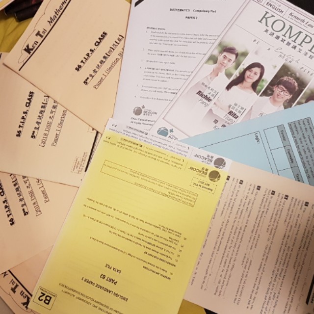Ken Tai mock卷+ kenneth Lau notes, 興趣及遊戲, 書本 & 文具, 教科書 - Carousell
