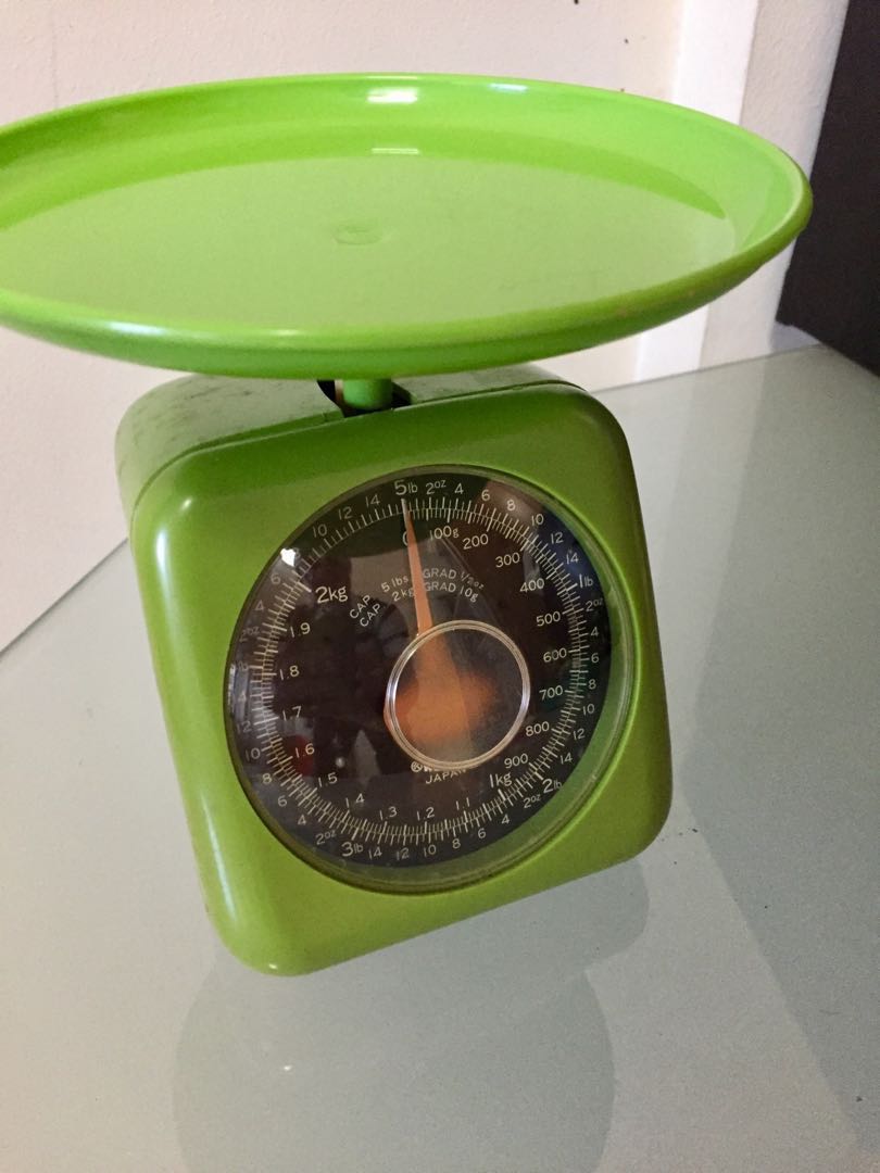 Kitchen Scale -to 2Kg (green), TV & Home Appliances, Kitchen Appliances ...