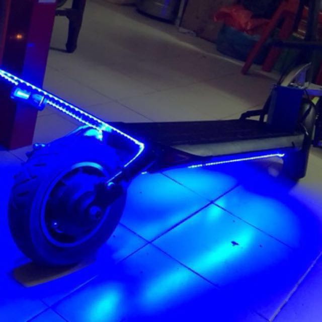 LED installation of E scooter, Sports Equipment, PMDs, E-Scooters & E ...