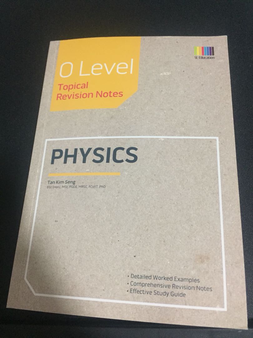 O LEVEL PURE PHYSICS TOPICAL REVISION NOTES, Hobbies & Toys, Books ...
