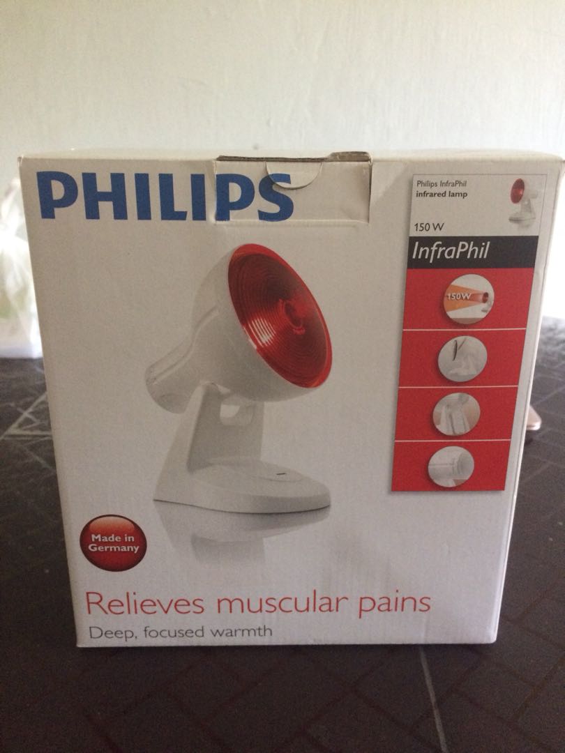 Philips Infrared Lamp for Muscular Pain - Infraphil 150W, Health ...