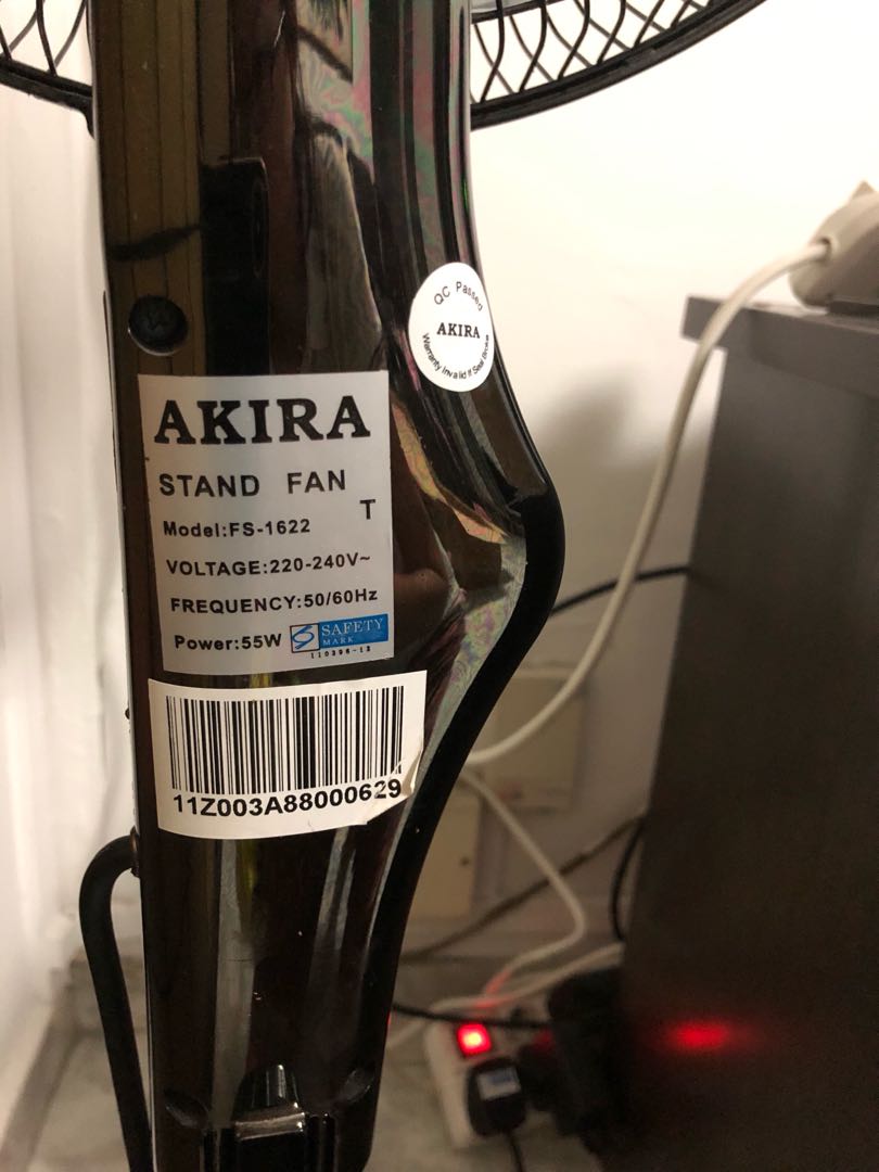 Standing Fan Akira, Furniture & Home Living, Lighting & Fans, Fans on ...