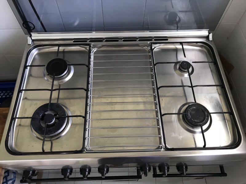 Turbo Incanto T9640WEL (XS) standing cooker, TV & Home Appliances ...