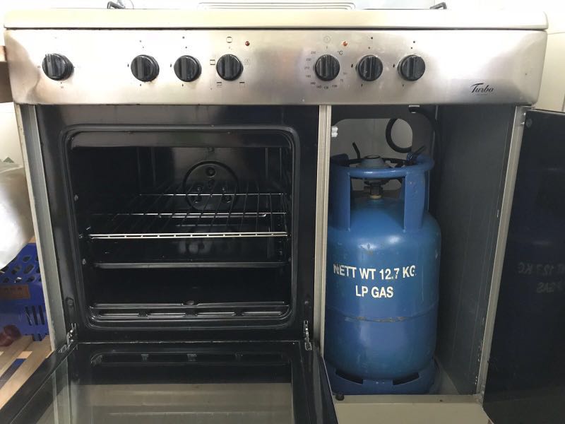 Turbo Incanto T9640WEL (XS) standing cooker, TV & Home Appliances ...