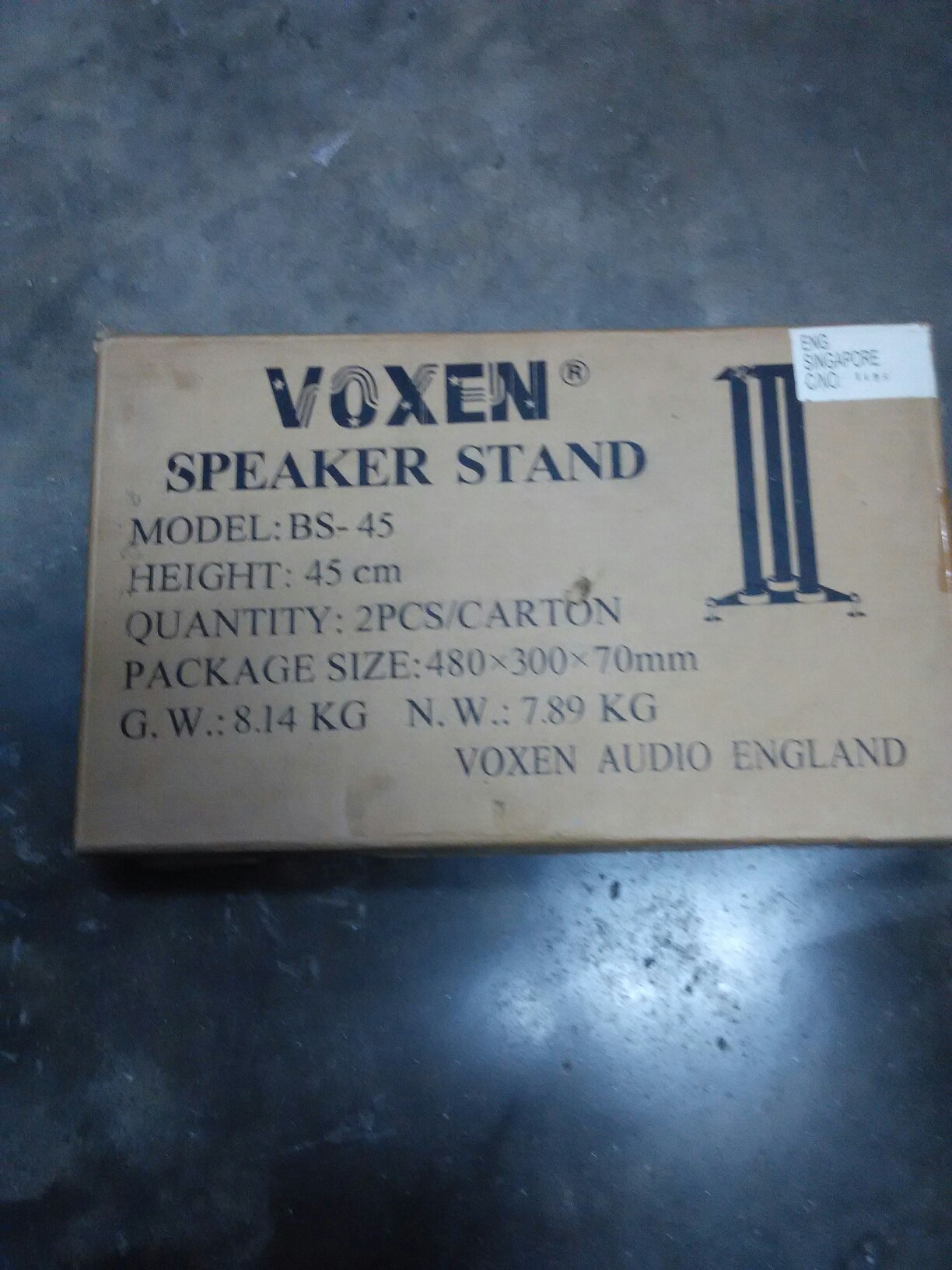 Voxen Speaker Stand BS-45, Audio, Other Audio Equipment on Carousell