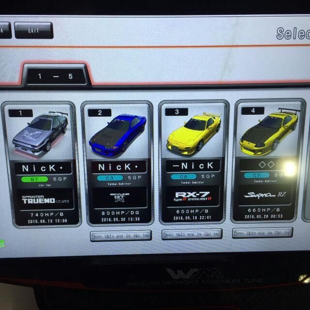 Wmmt5dx Card Trueno R32 Rx7 Supra, Video Gaming, Gaming Accessories ...