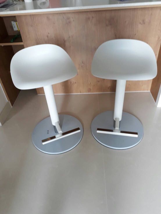 Adjustable IKEA Bar Stools Set, Furniture & Home Living, Furniture ...