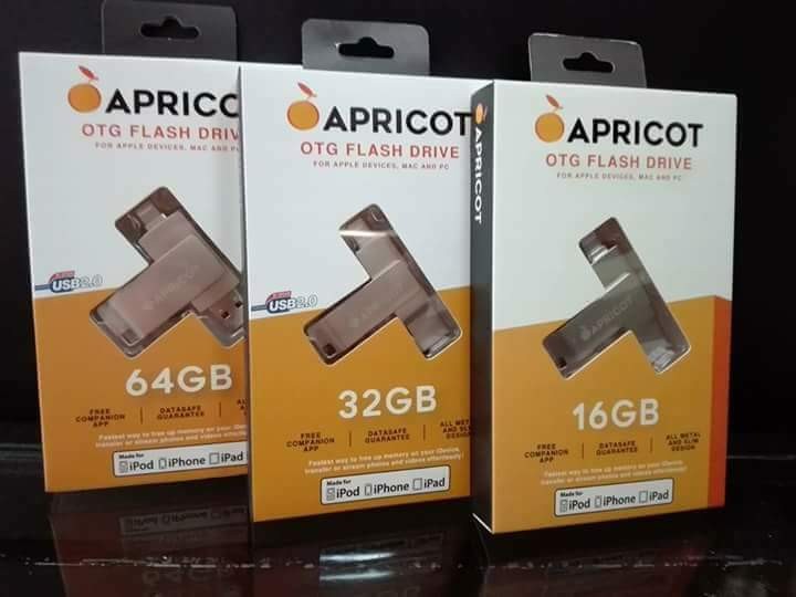 Apricot External memory for all apple devices "Order now", Audio ...