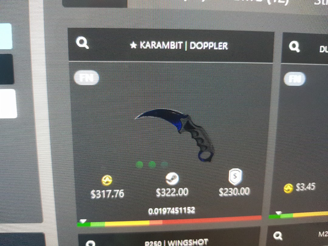 csgo fn karambit doppler phase 4, Video Gaming, Gaming Accessories, Game Gift Cards & Accounts ...