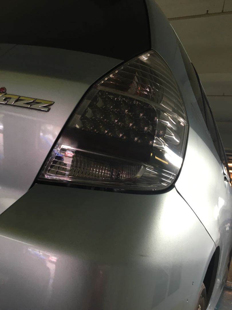 GD1 GD3 Honda Jazz fit smoked tail light, Car Accessories on Carousell
