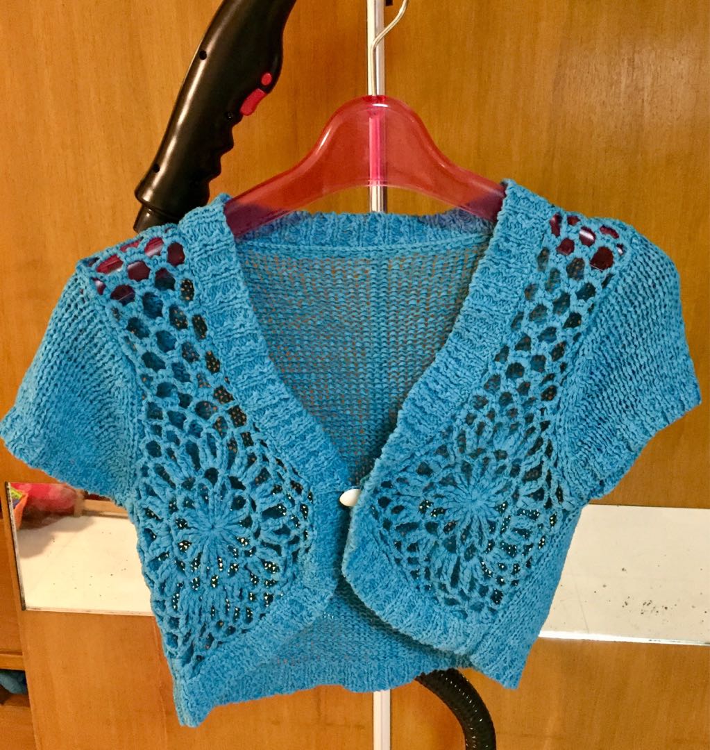 Knitted Bolero, Women's Fashion, Tops, Others Tops on Carousell