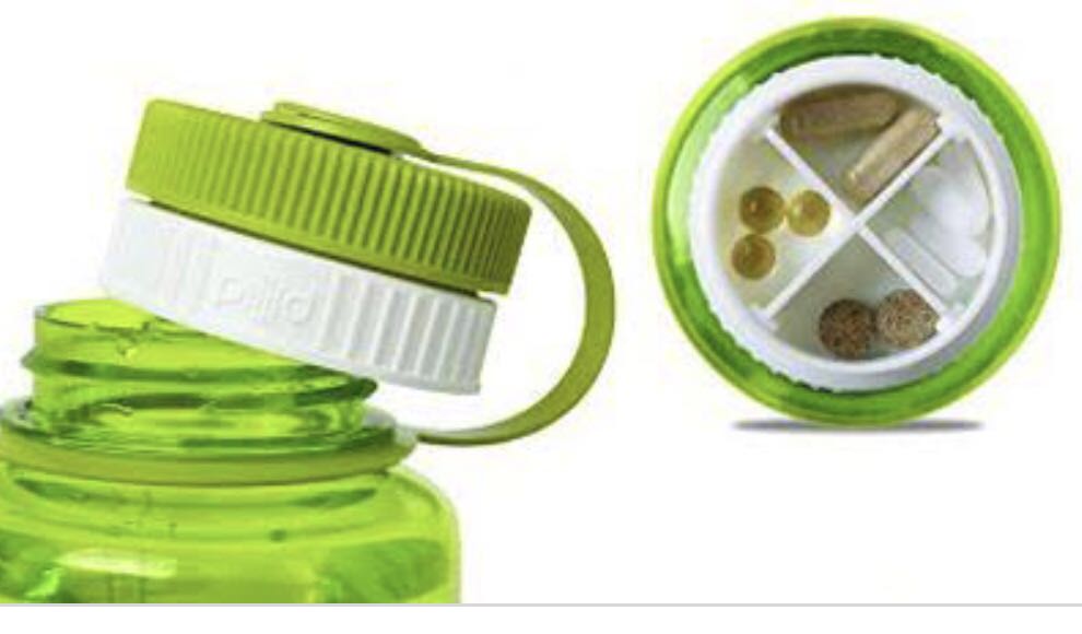 Nalgene Pillid (pill lid) Blue, Sports Equipment, Other Sports ...