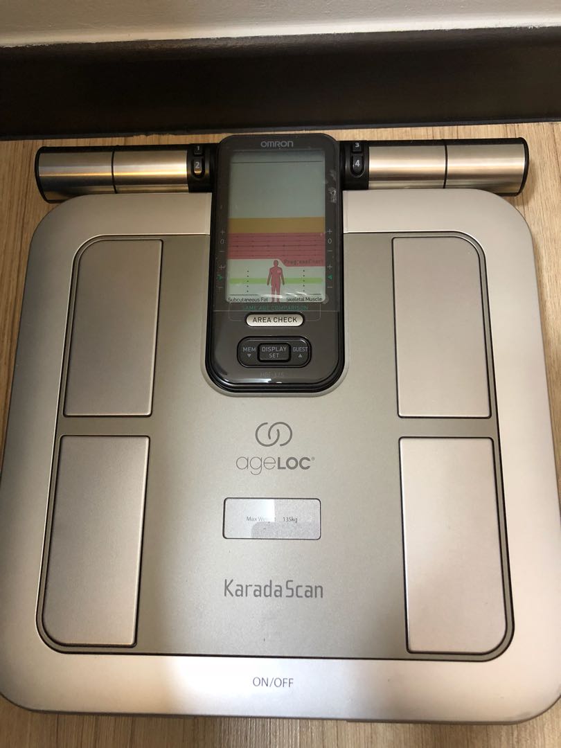 Omron Karada Scan (Body Composition Monitor HBF-375), Beauty & Personal ...