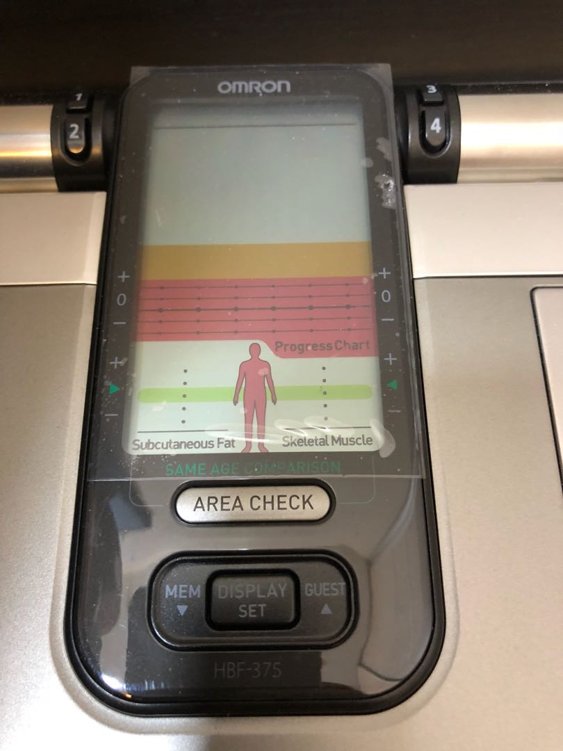 Omron Karada Scan (Body Composition Monitor HBF-375), Beauty & Personal ...