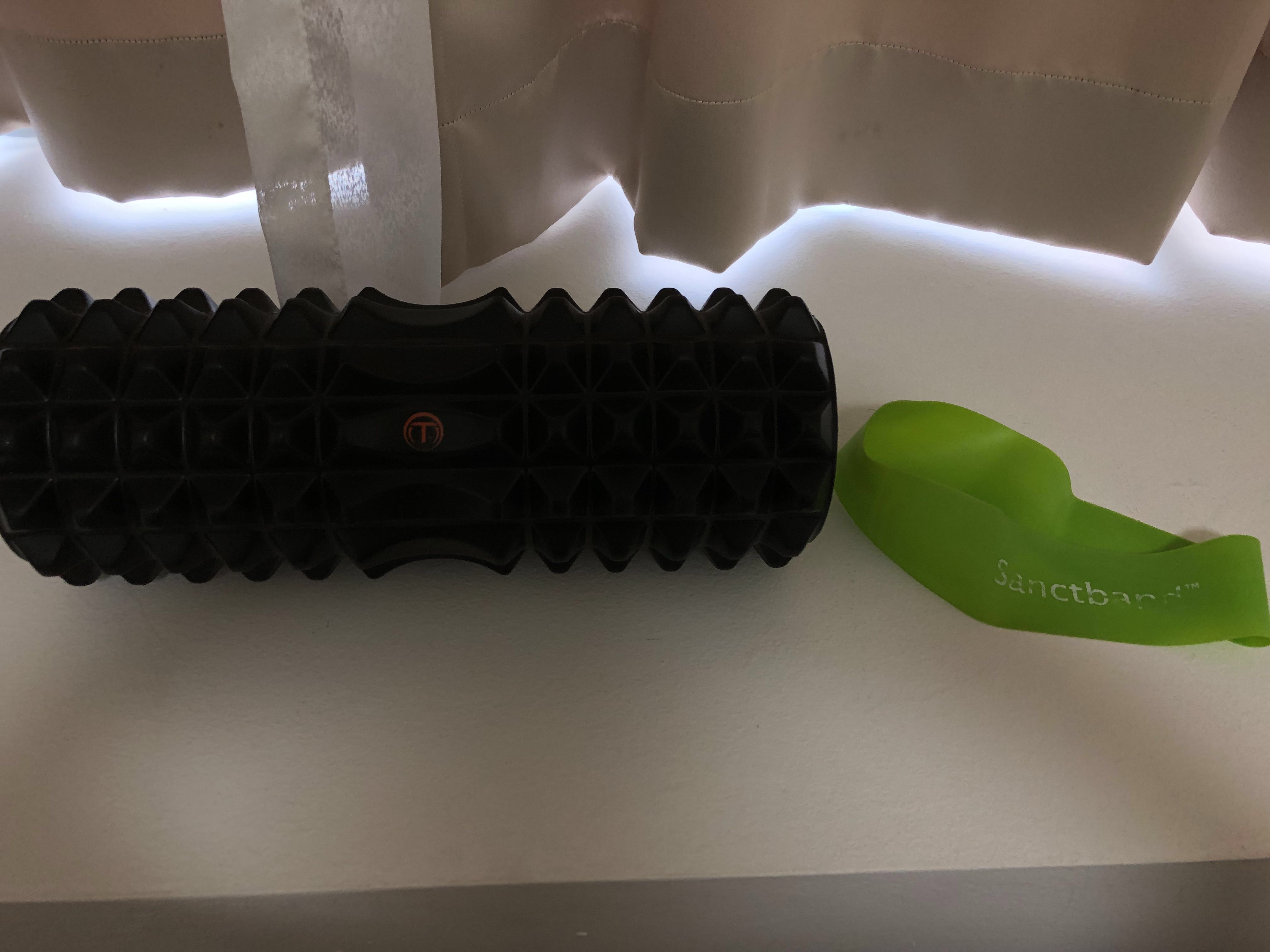 Physio kit: Myotrigger Fascianator Foam Roller + Sanctband, Sports ...