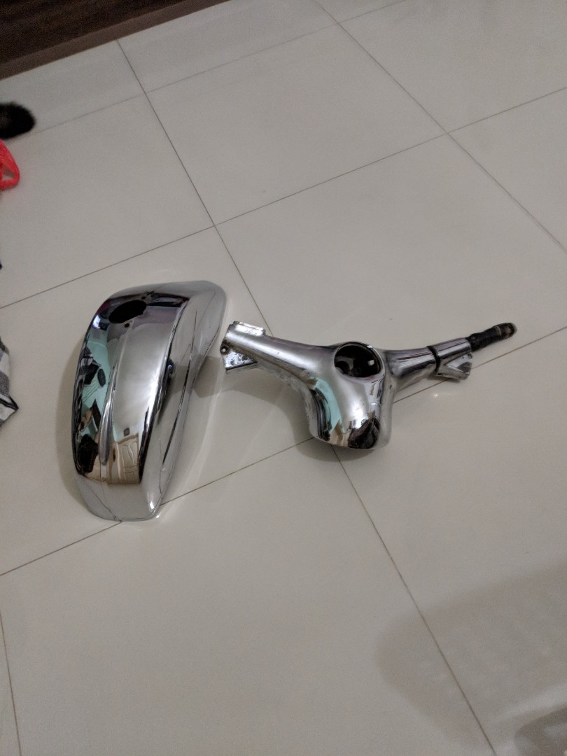 Vespa Super Chrome handle and mudguard, Motorcycles, Motorcycle ...