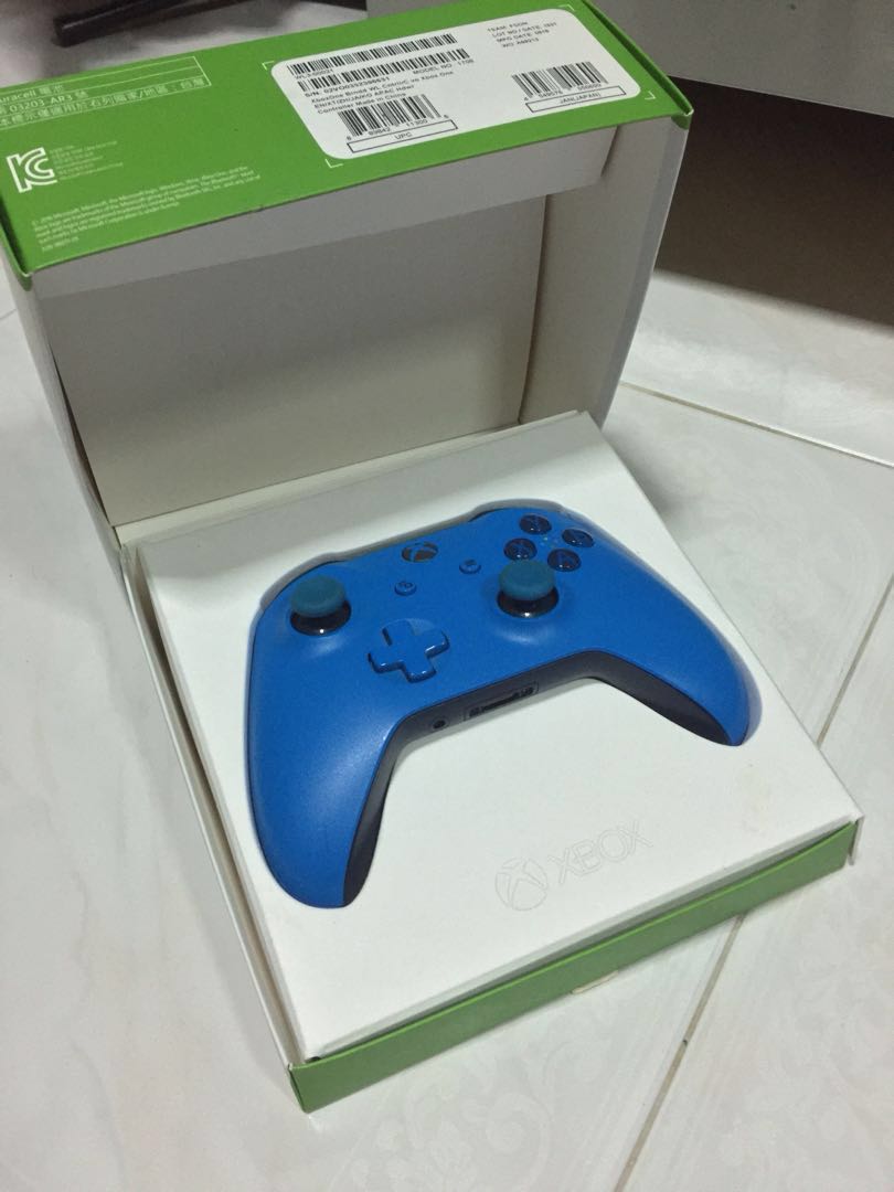 Xbox One Controller (Blue colour), Video Gaming, Gaming Accessories ...