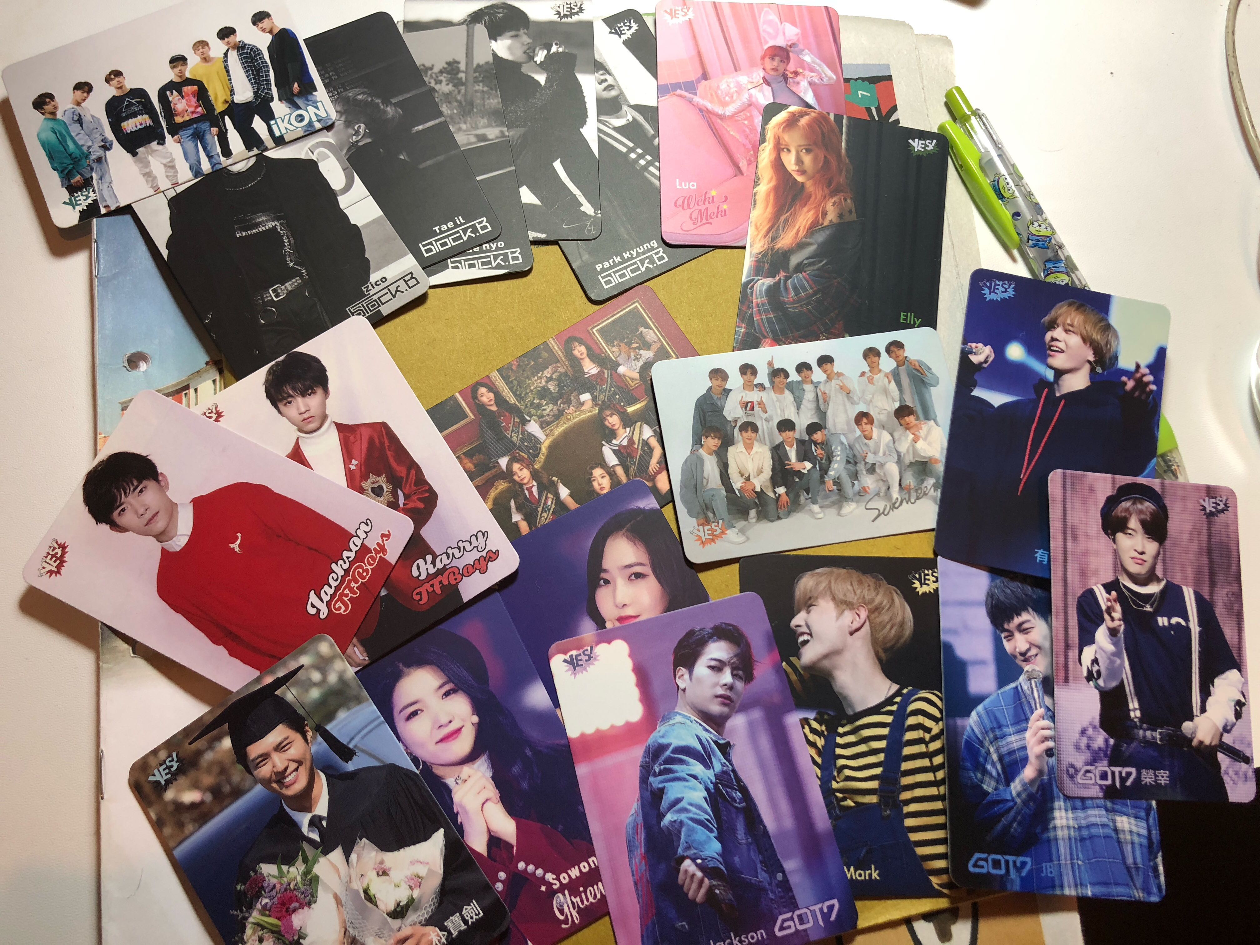 Yes card, 興趣及遊戲, 收藏品及紀念品, 明星周邊 - Carousell