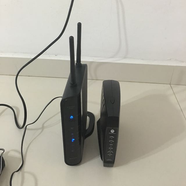 2 Routers & 1 Power Adapter, Computers & Tech, Parts & Accessories ...