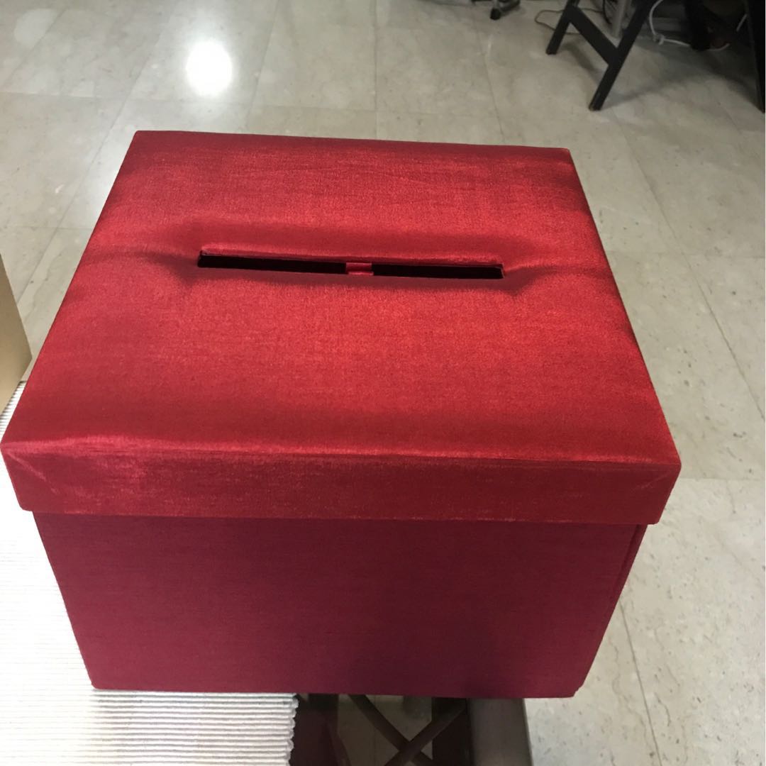 Ang Pao Box (Red Colour), Furniture & Home Living, Home Improvement ...