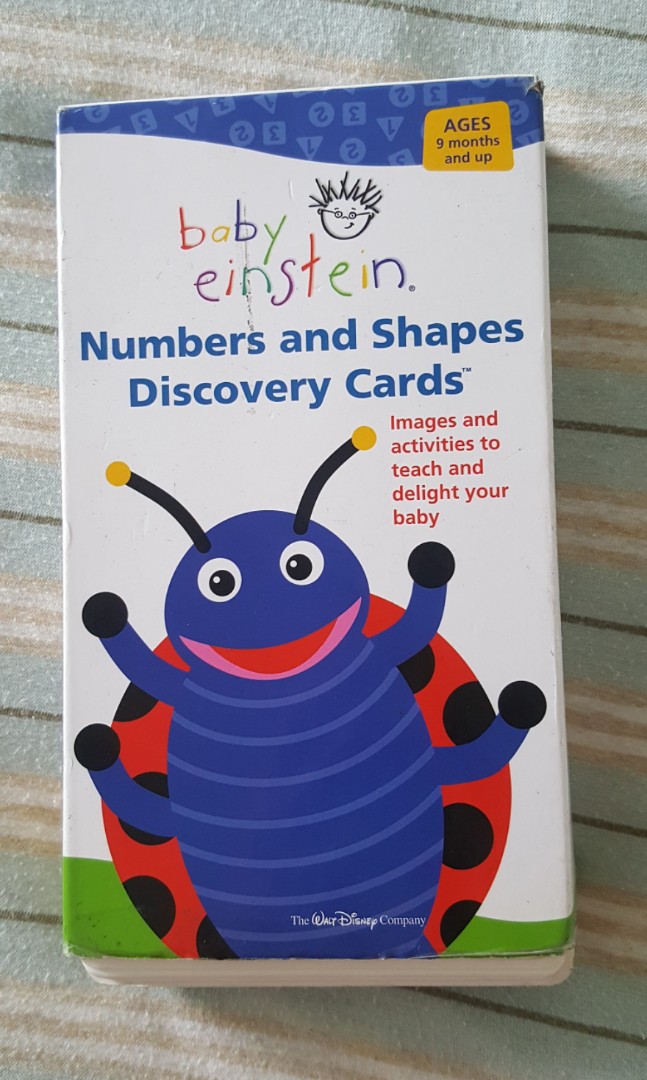 Baby Einstein Numbers And Shapes Discovery Cards