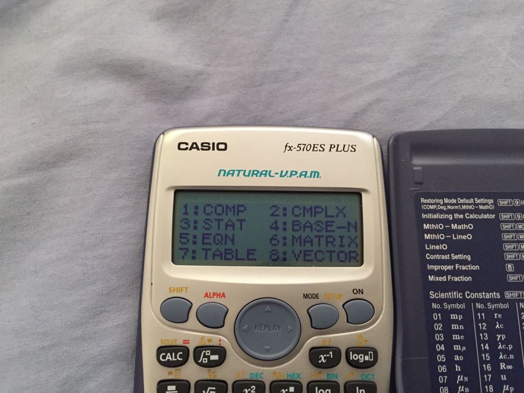 Casio calculator and Calculator Math book, Computers & Tech, Office & Business Technology on ...