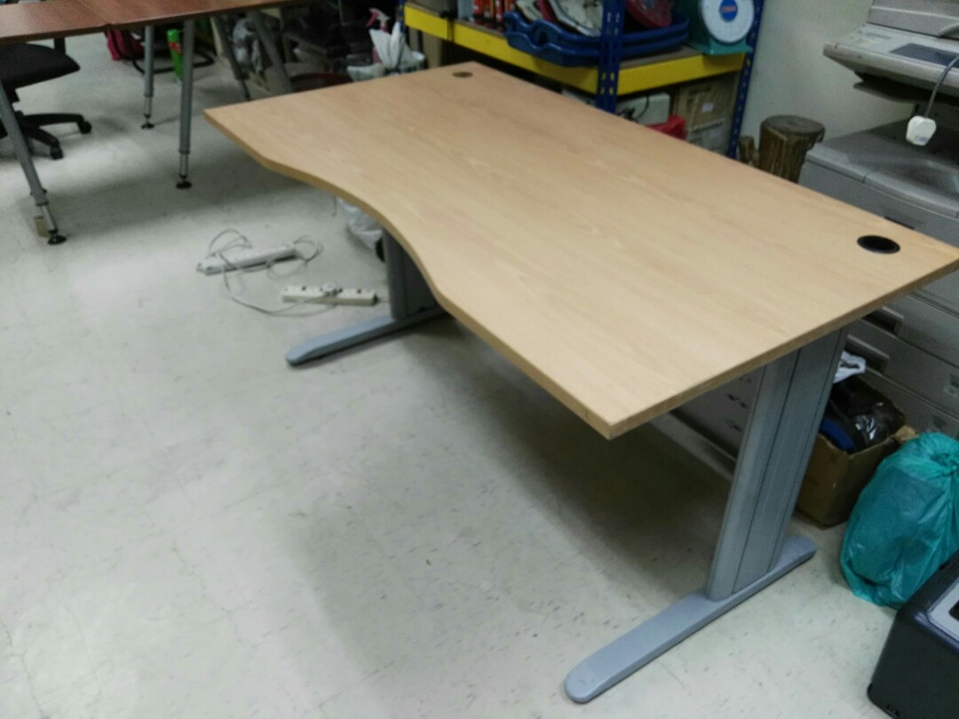 Customized office table, Furniture & Home Living, Furniture, Tables ...