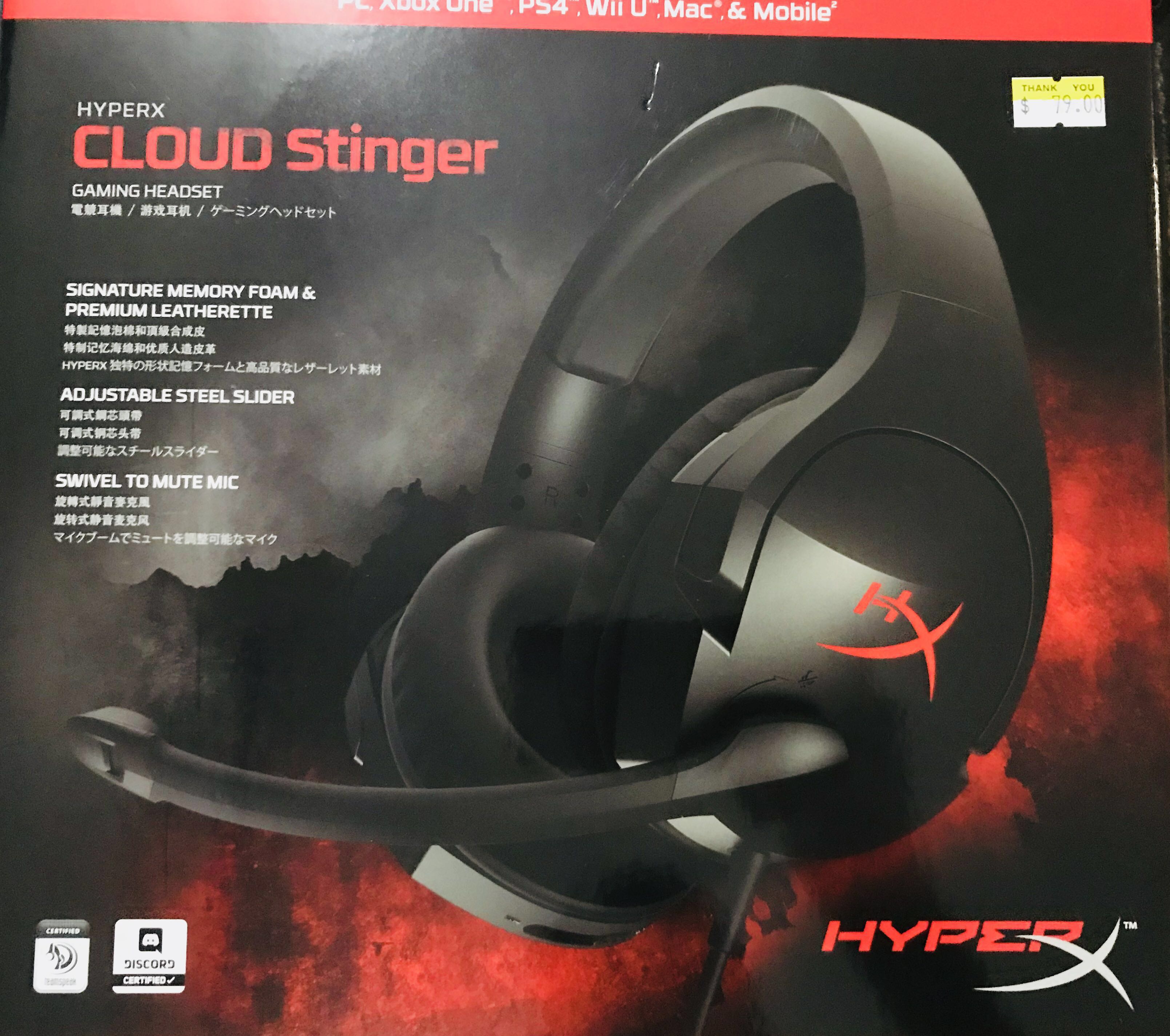 HyperX Stinger Gaming Headset, Audio, Headphones & Headsets on Carousell