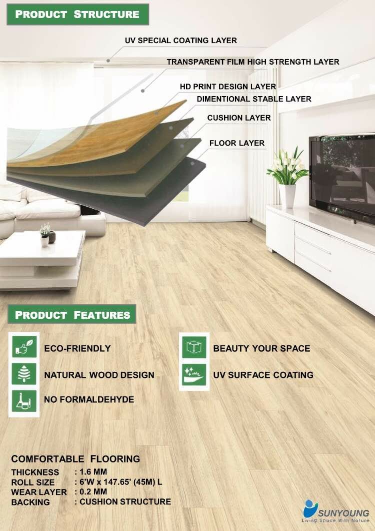 KOREA PVC Roll Flooring, Furniture & Home Living, Home Decor, Carpets ...