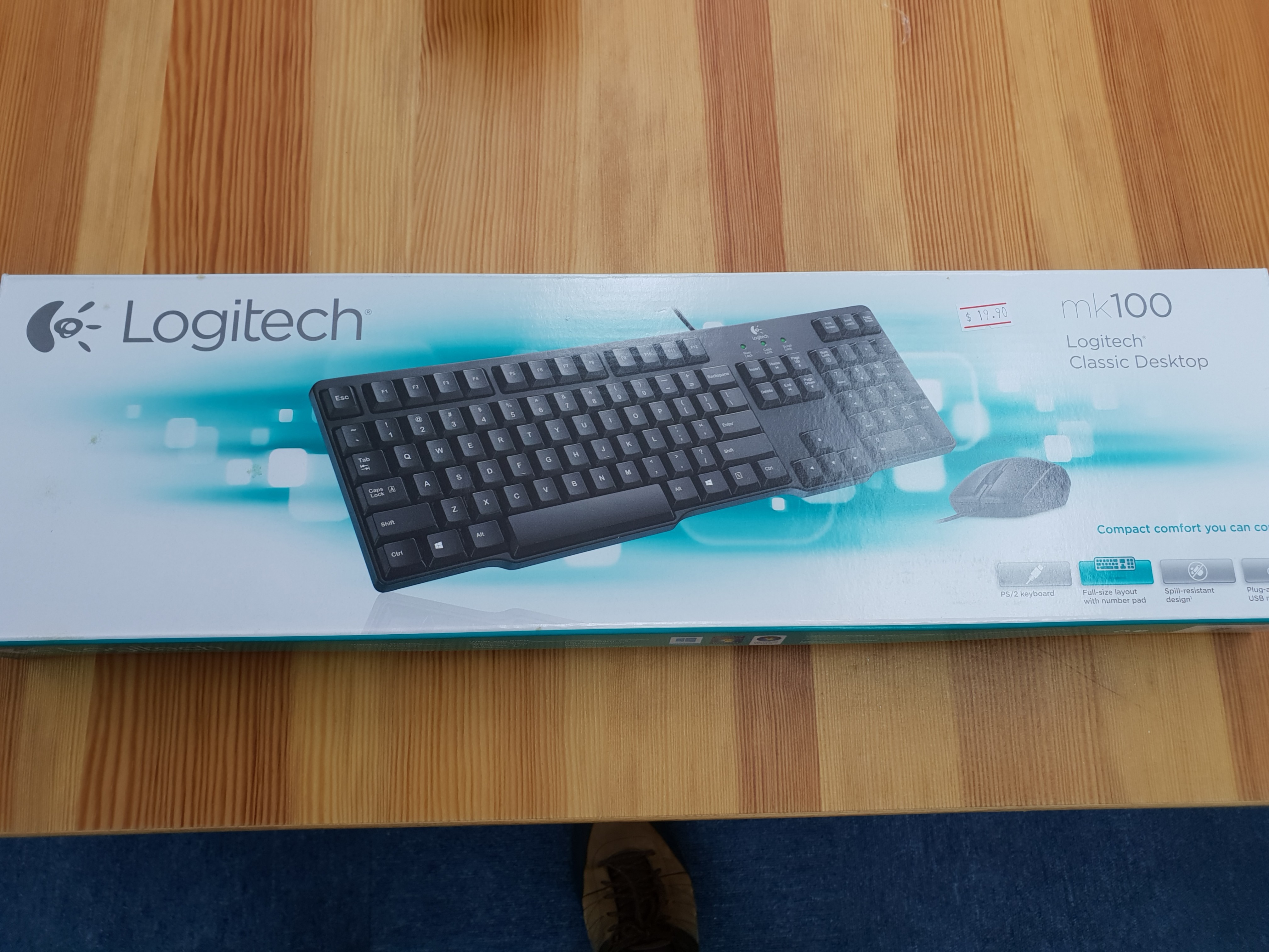 Logitech MK100 Classic Keyboard, Computers & Tech, Parts & Accessories ...