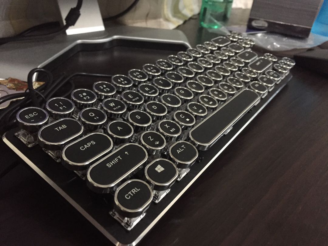 Magicforce Mechanical Keyboard (68 key with typewriter keycaps ...