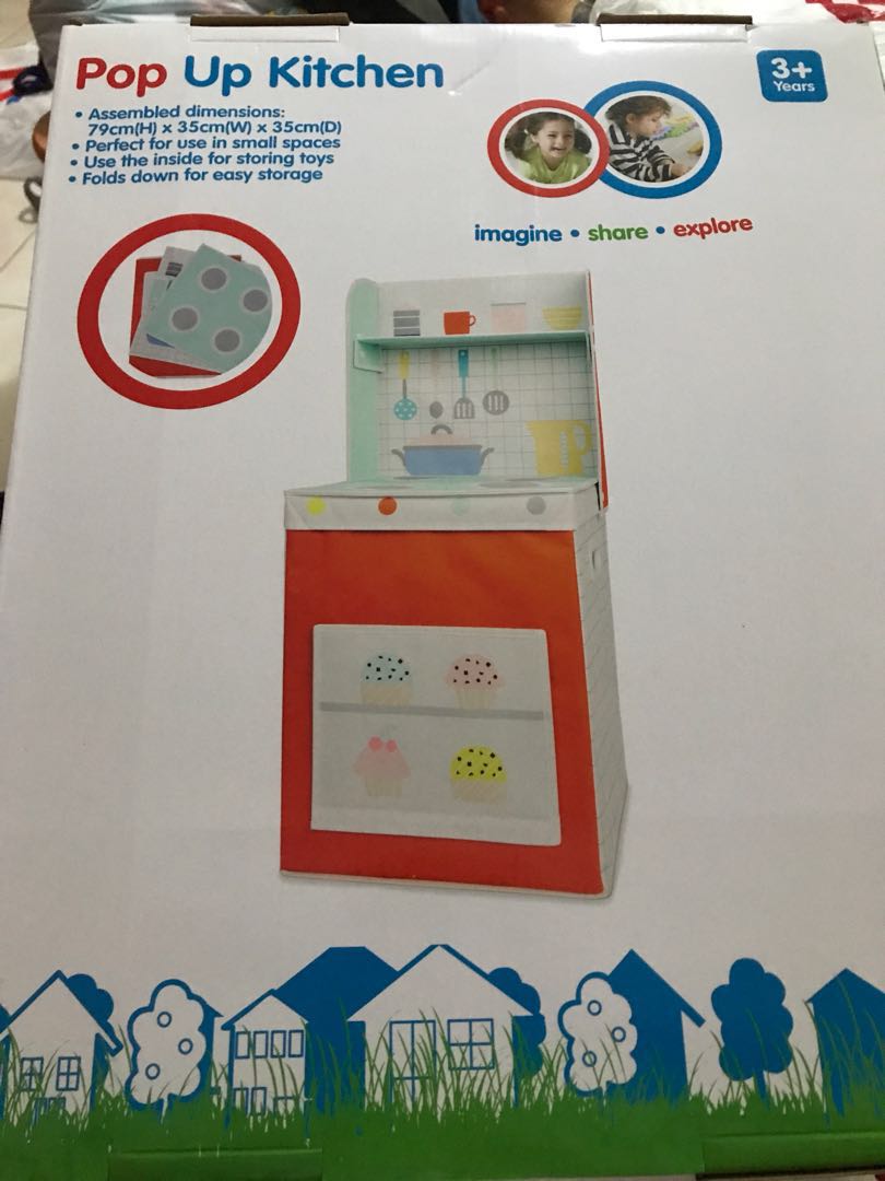 Pop up kitchen, Hobbies & Toys, Toys & Games on Carousell