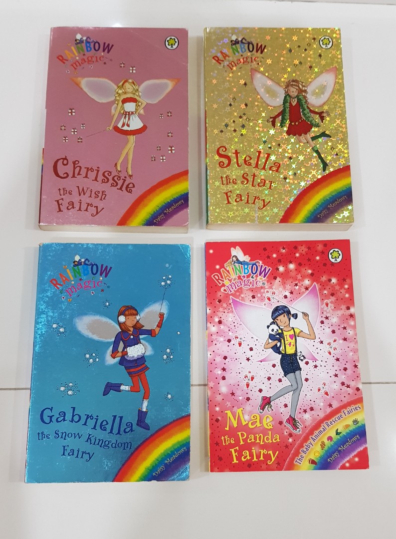 Rainbow magic Chrissie the Wish Fairy Stella the Star Fairy Gabrielle ...