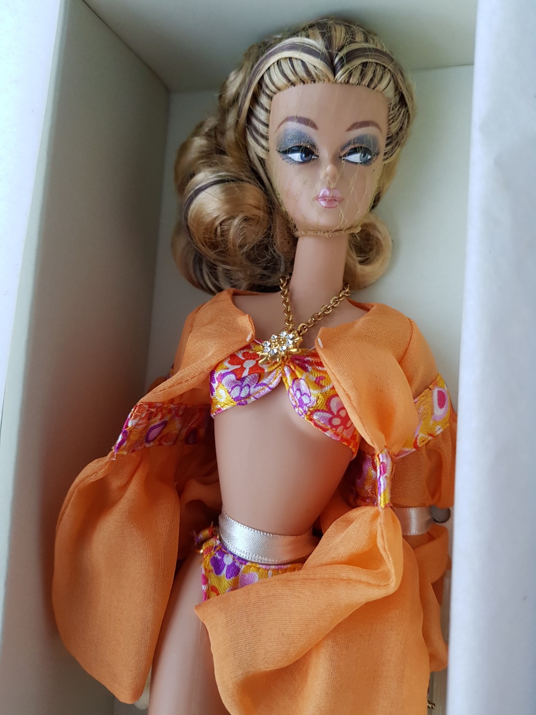 Barbie Silkstone Fashion Model Collection Palm Beach Swim Suit