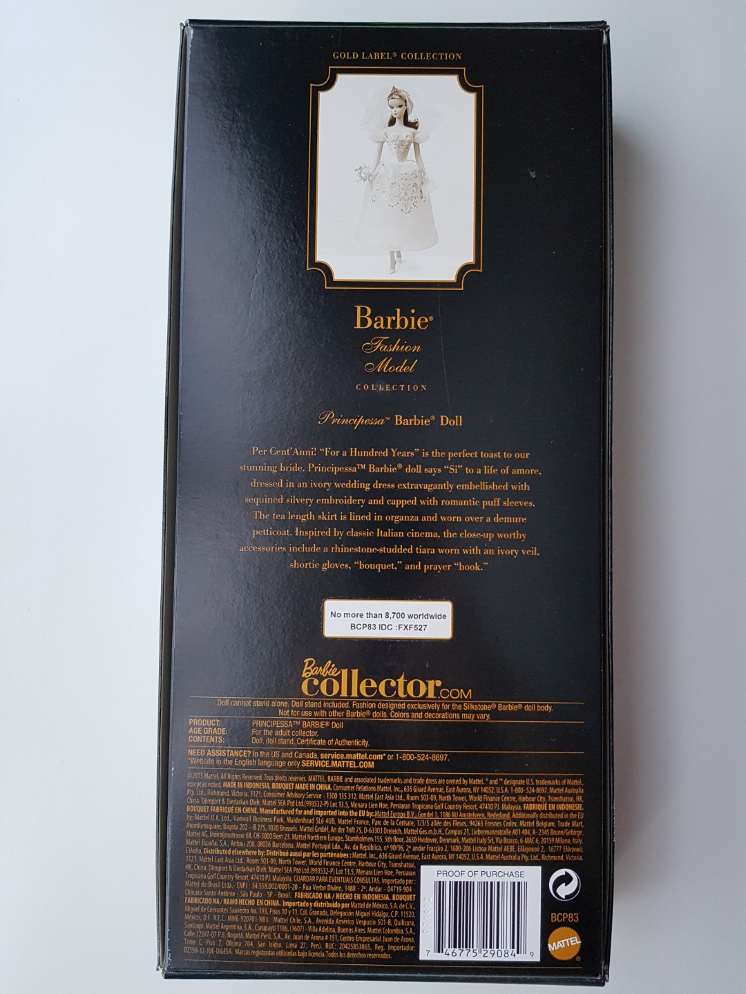 Barbie Silkstone Gold Label Collection - Principessa, Hobbies & Toys ...