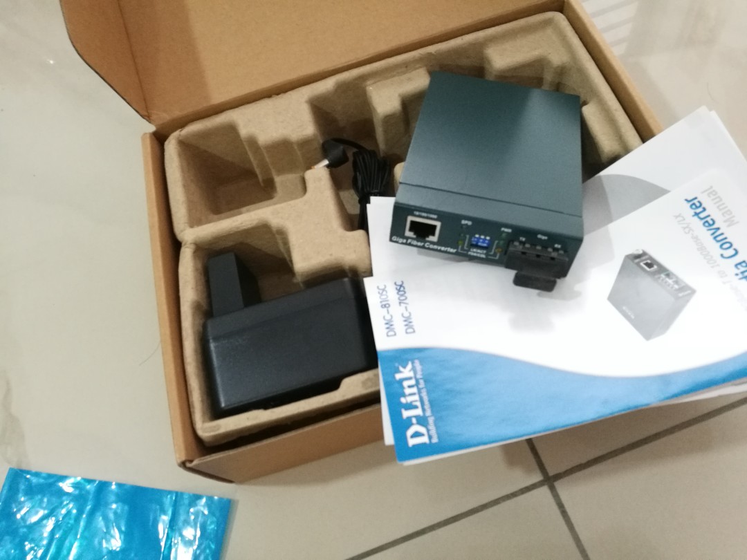 D-Link fiber media converter, Computers & Tech, Parts & Accessories ...