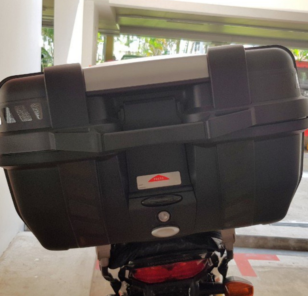 Givi Trekker Kappa K-Venture 52L Top Box 3M Scotchlite Plus Motorcycle ...